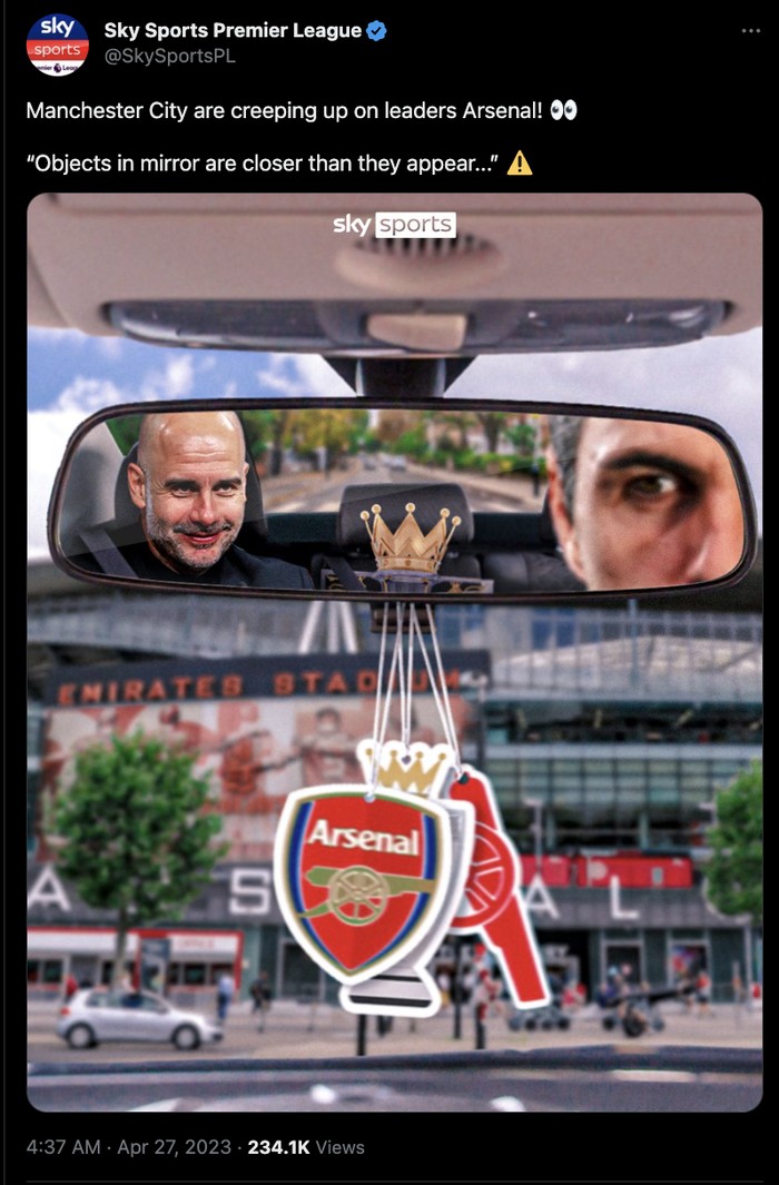 Meme Arsenal Diganyang City, Waktunya Say Goodbye sama Trofi?