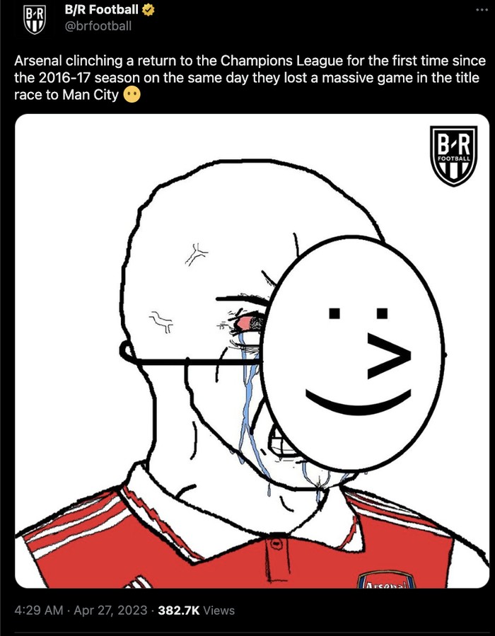 Meme Arsenal Diganyang City, Waktunya Say Goodbye sama Trofi?