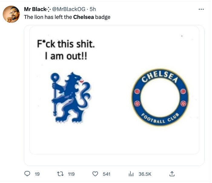 Chelsea Digilas Arsenal, 'Dirujak' Meme Lagi