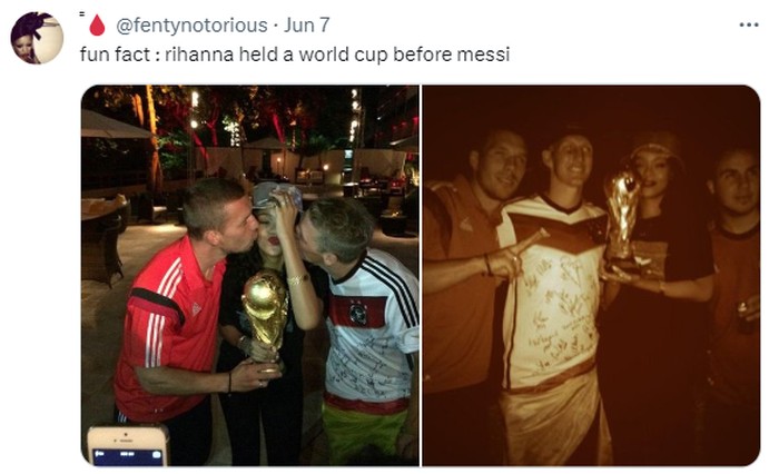 Meme Messi Gabung Inter Miami, Adu Popularitas dengan Rihanna!