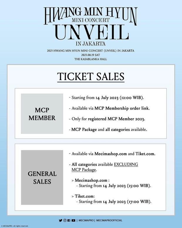 Hwang Min Hyun Gelar Mini Konser di Jakarta, Ini Harga Tiket dan ...