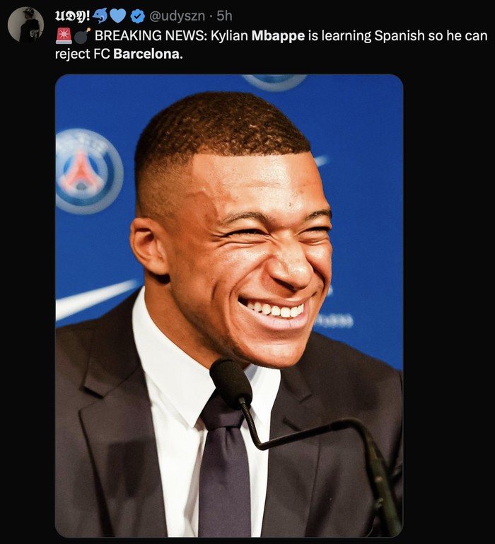 Meme Kocak Barcelona Sok-sokan Mau Beli Mbappe