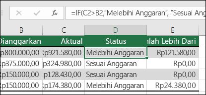Rumus IF dalam Microsoft Excel dan Contoh Soalnya