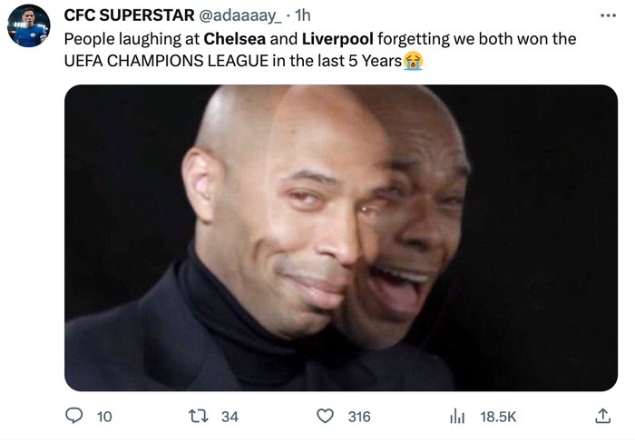 Meme Drawing Liga Champions, Fans Chelsea dan Liverpool Gabut
