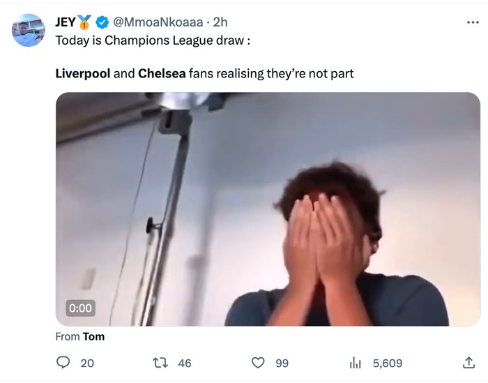Meme Drawing Liga Champions, Fans Chelsea dan Liverpool Gabut