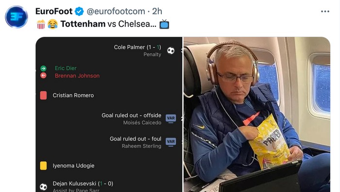 Meme Kocak Laga Tottenham Hotspur Vs Chelsea yang Chaos