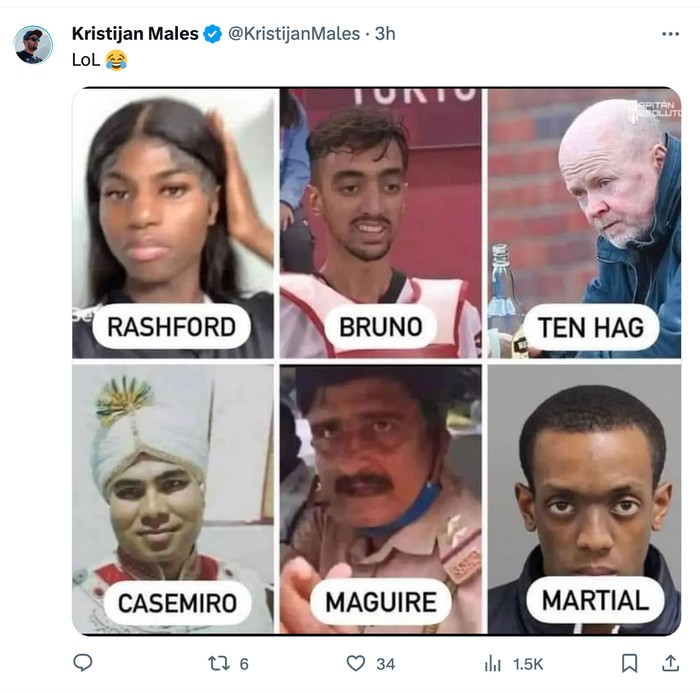 Meme MU 'Si Badut' Ditendang dari Fase Grup Liga Champions - Foto 9