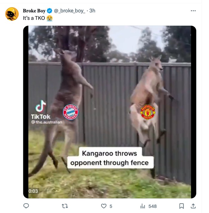 Meme MU 'Si Badut' Ditendang dari Fase Grup Liga Champions