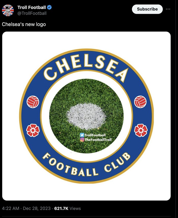 Meme Chelsea si 10 FC: Apapun Hasilnya, Peringkatnya Tetap 10