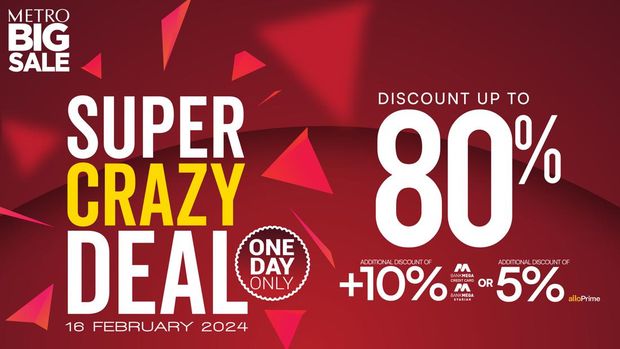 Hanya Hari Ini! Belanja Barang-barang Branded dengan Banjir Diskon di ...