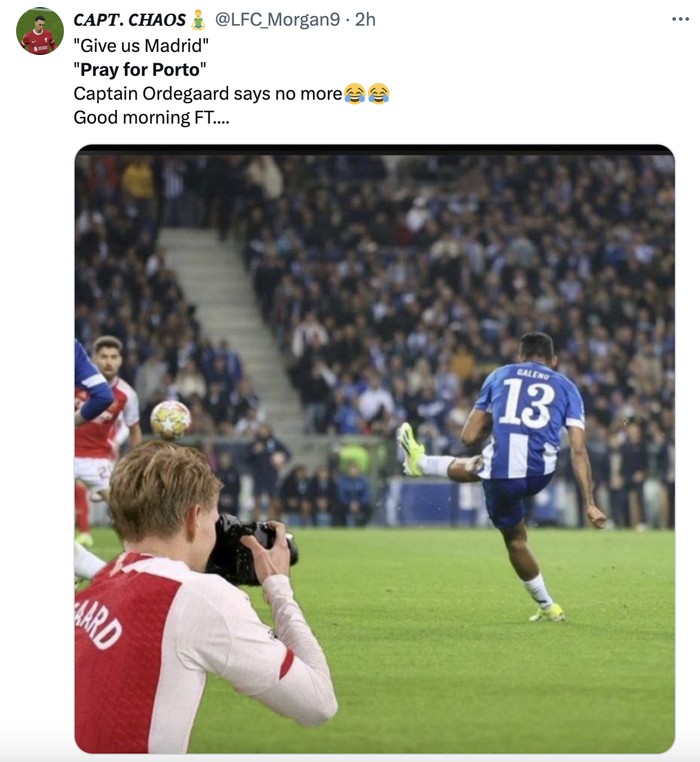 Meme Kocak Arsenal Dibikin Malu 'Pray for Porto'