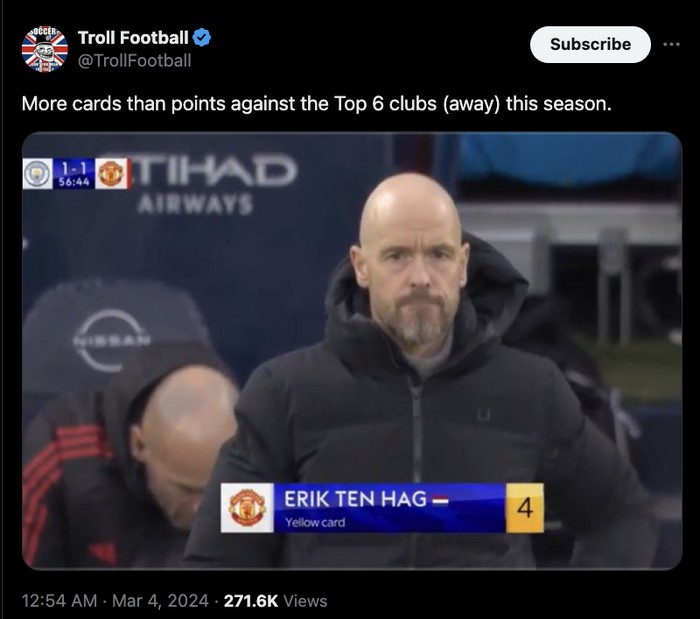 Meme Derby Manchester: MU Dihajar City, Ten Hag Kena Ledek