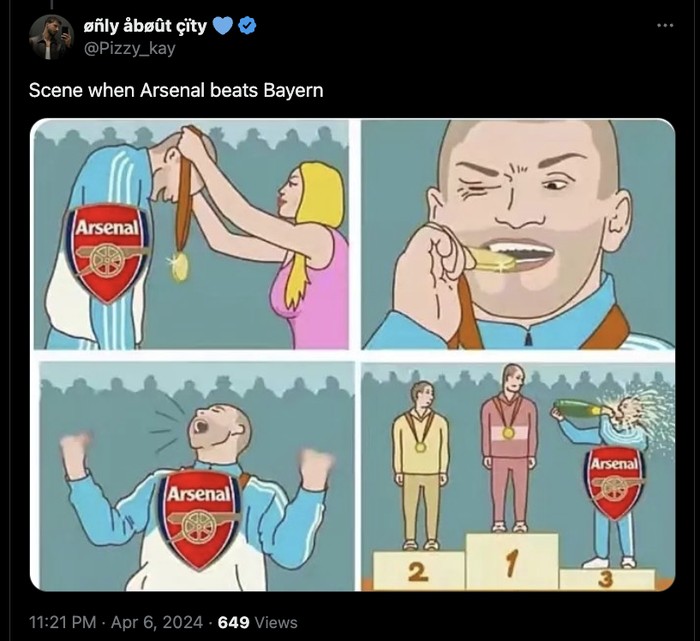 Meme Bayern Kalah Lagi: Kane Kena Ledek, Arsenal Ikut Mantau