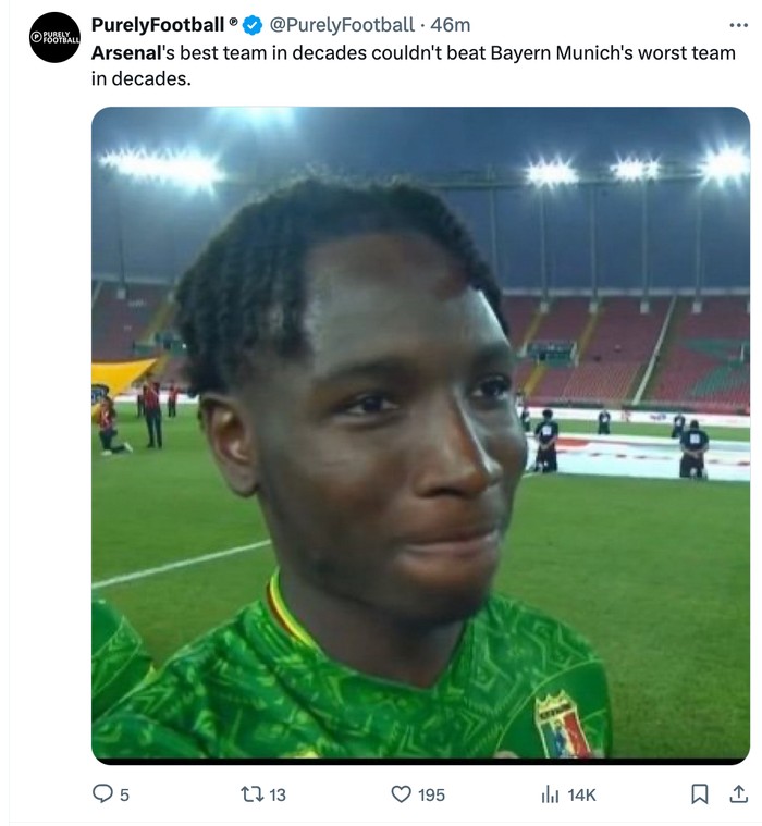 Meme-meme Kocak Arsenal Didepak Bayern Munich di Liga Champions
