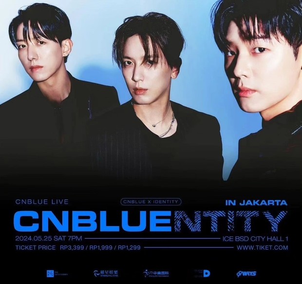 Kembali Berkunjung Setelah 7 Tahun, Segini Detail Harga Tiket Konser CNBLUE 'CNBLUENTITY' di ...