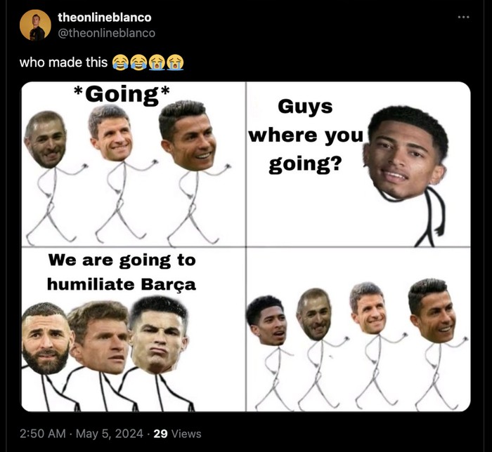 Meme Barca Jadi Congratulations FC Usai Real Madrid Juara