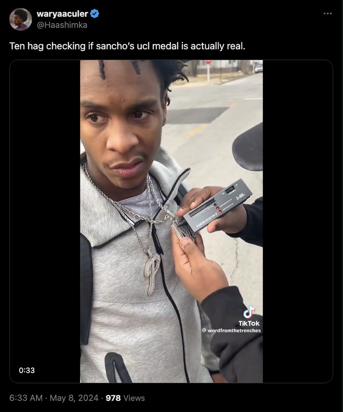 Meme Kocak Sancho ke Final Liga Champions, MU pun Kena Ledek