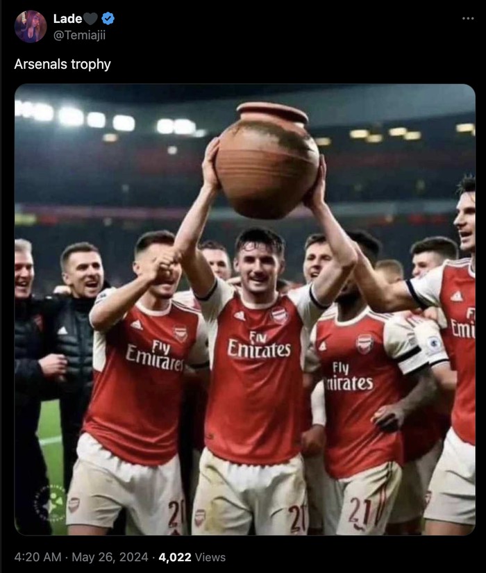 Meme MU Juara Piala FA, Arsenal Ikut Kena Ledek