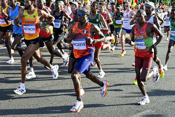Penampakan Cooling Headband, Tren Marathon Terbaru di Olimpiade Paris ...