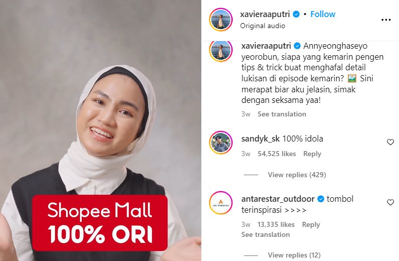 Xaviera, Sandy & Axel 100% di CoC & Belanja Shopee Mall 100% Ori!