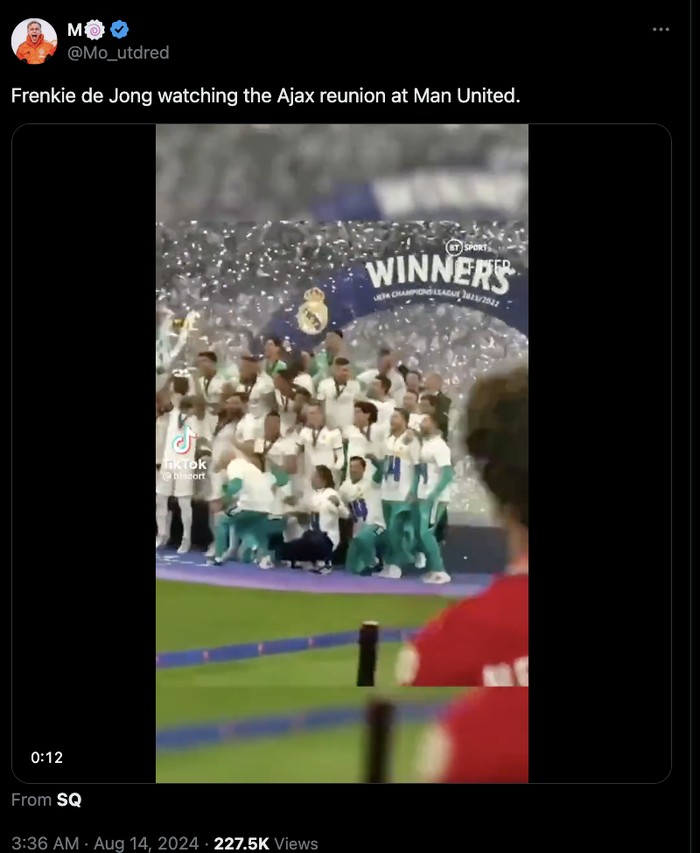 Meme Selamat Datang di Ajax United-nya Erik ten Hag