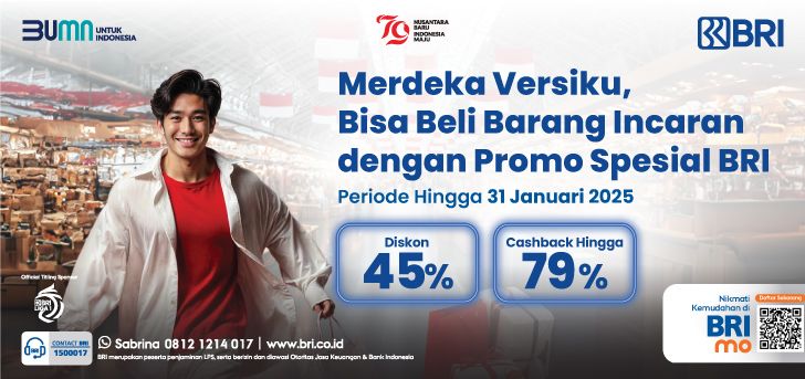 Meriahkan Hari Kemerdekaan, BRI Hadirkan Promo 17 Agustus