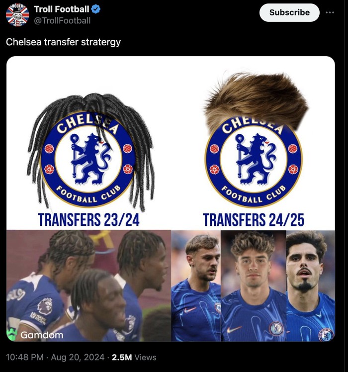 Lagi! Ada Meme Ledek Chelsea, Kebijakan Transfer hingga Maresca