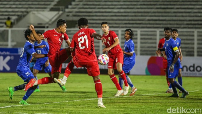 Potret Timnas Indonesia U-20 Vs Maladewa Imbang di Babak Pertama