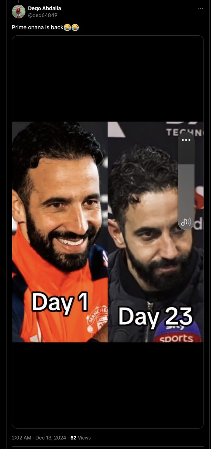 Meme Satire Prime Onana dan Antony sang Supersub Saat MU Menang Tipis