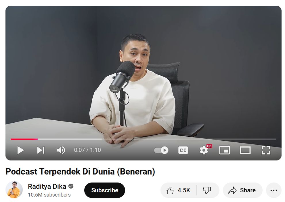 Apa itu YouTube Shopping Affiliate? Ini Kata Raditya Dika