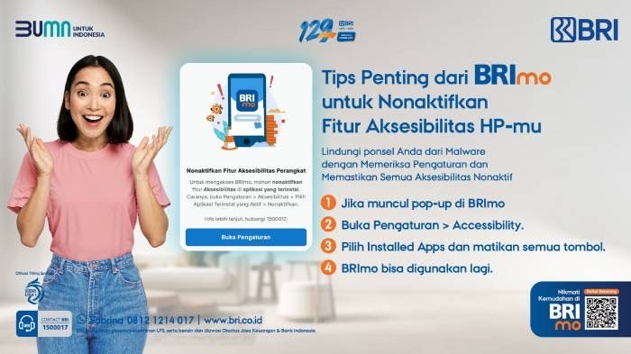 Akses Mobile Banking BRImo Makin Nyaman dan Terlindungi Berkat Ini