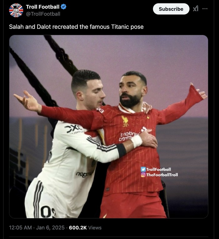 Ramai Meme Usai Liverpool Vs MU Tuntas 2-2