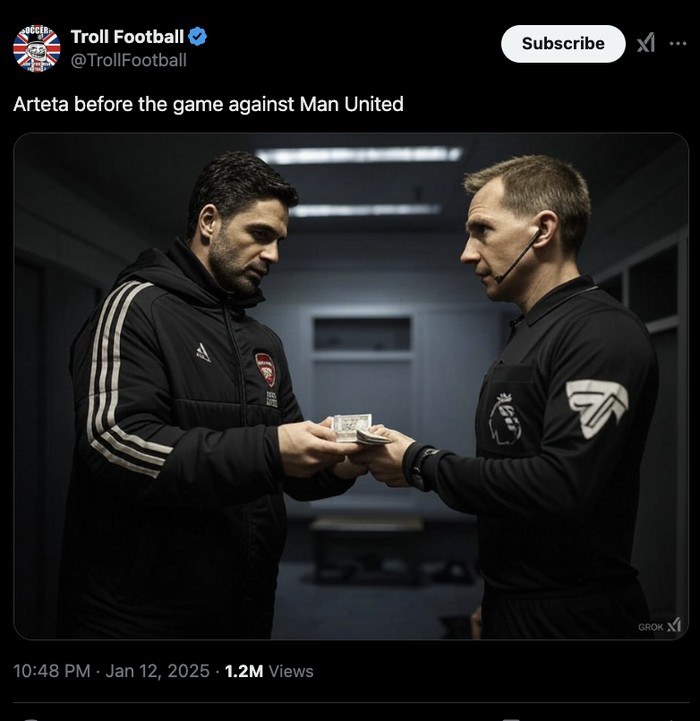 Arsenal Diledek Meme Usai Disingkirkan MU dari Piala FA