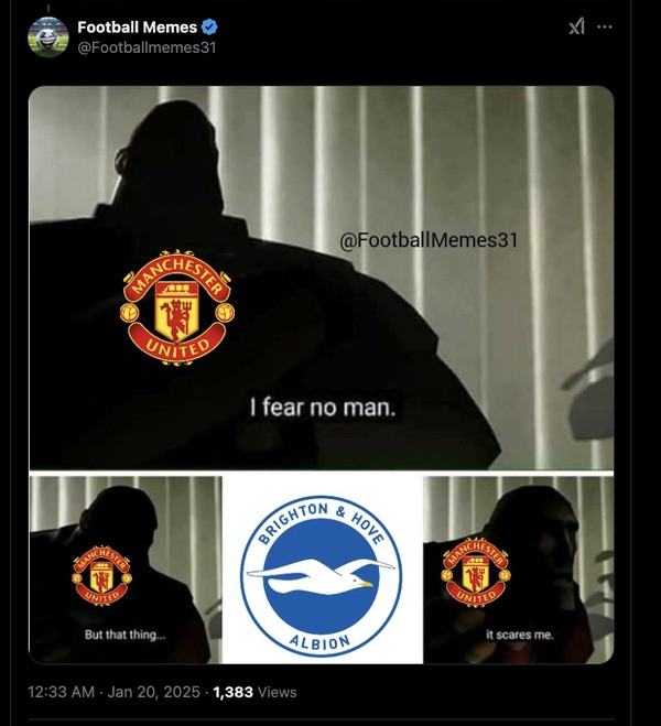 Memes Mu Kalah KALAH DEBUT💔MU Vs Brighton 1 2🥺MU Kacau