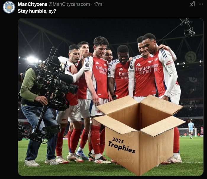 Meme Arsenal Gugur dari Carabao Cup, Dipaksa Stay Humble deh!