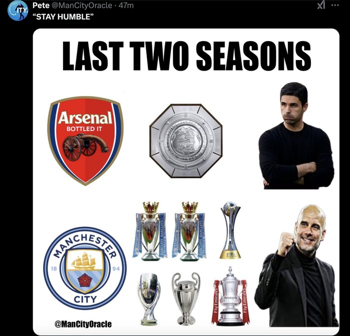 Meme Arsenal Gugur dari Carabao Cup, Dipaksa Stay Humble deh!