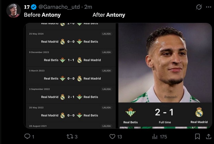 Meme Antony Raih Ballon d'or Usai Betis Sikat Madrid