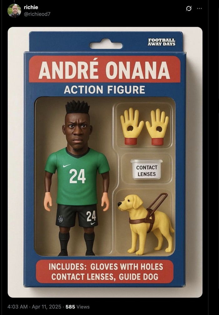 Meme Onana, Oh Parah Banget Blundernya... Bikin Matic Ketawa