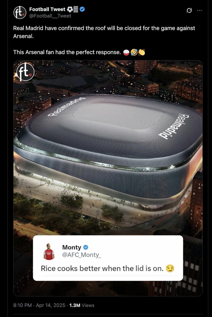 Ramai Meme Jelang Real Madrid Vs Arsenal: Wasit hingga Rice Cooker!