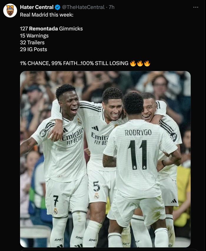 Meme Kocak Real Madrid Disingkirkan Arsenal: Mana Remontadanya?