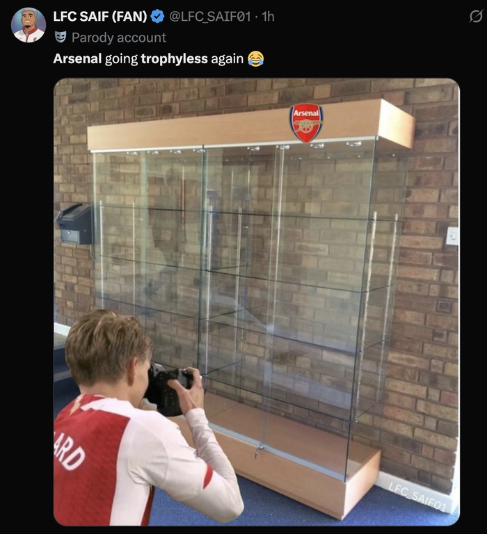 Arsenal Gagal ke Final Liga Champions, Diolok-olok Lewat Meme