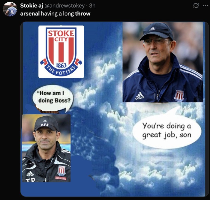 Meme Kocak Arsenal Rasa Stoke City gegara Taktik Arteta