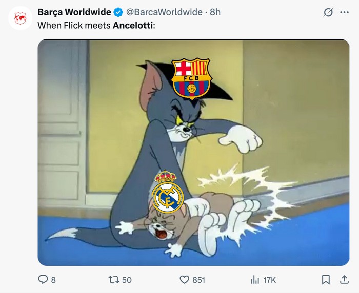 Memes Kata Barca Mengejek Madrid