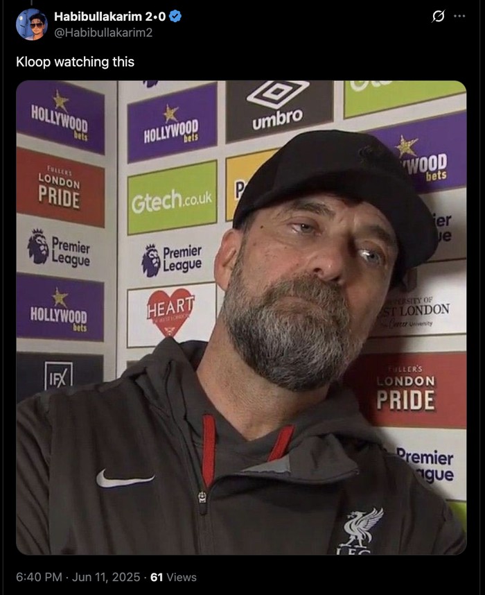 Meme Kocak Ekspresi Klopp Lihat Liverpool Tebus Wirtz 150 Juta