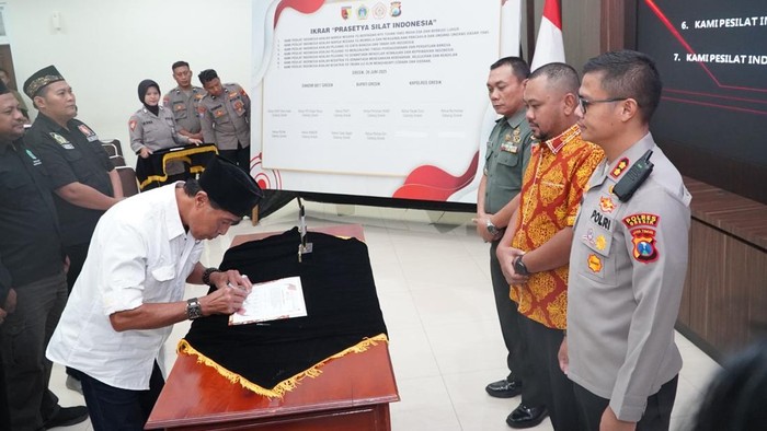 Langkah Polres Gresik Amankan Suro Agung dan Pengesahan PSHT