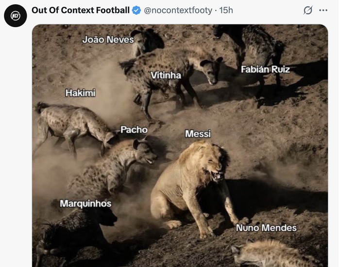 Meme Messi 'Si Kutu' Mati Kutu Lawan PSG