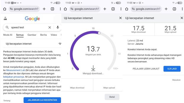 Cek Kecepatan Internet Langsung di Google, Begini Caranya