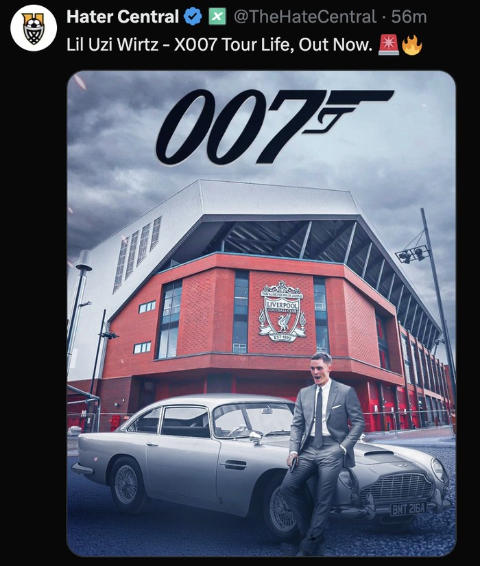 Florian Wirtz Bapuk, Diolok-olok Jadi Agen Rahasia 007