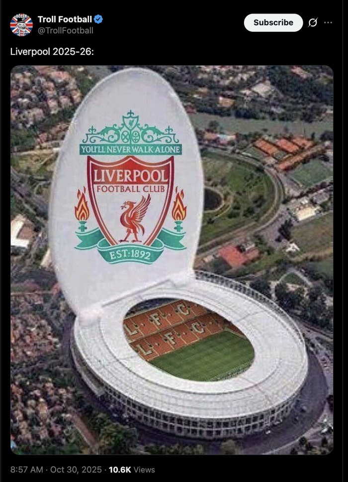 Meme Liverpool Keok, Habis Kena Olok-olok
