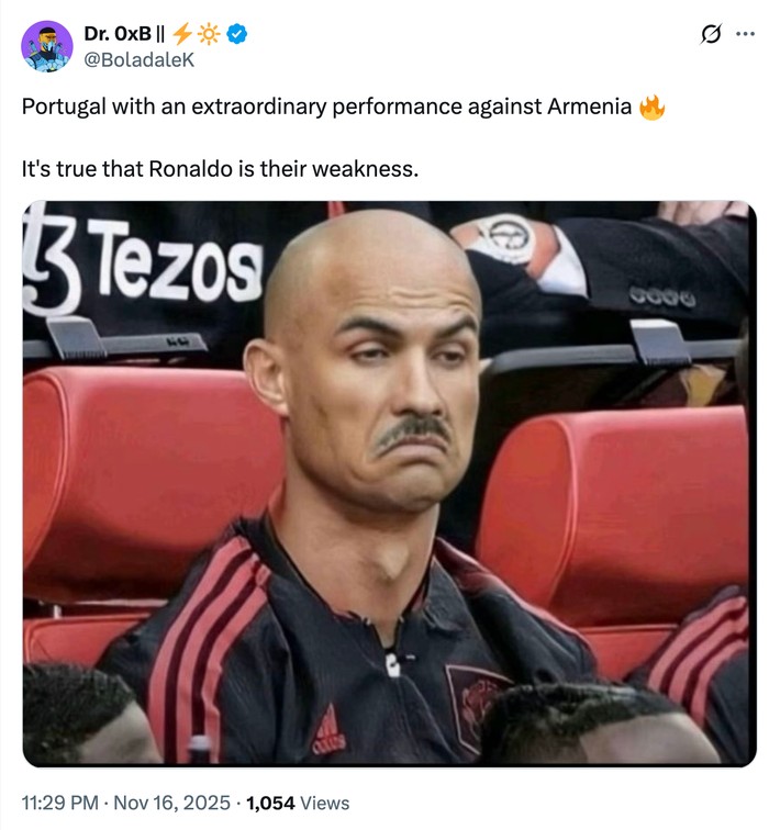 Meme Kocak Portugal Malah Pesta Gol Tanpa Ronaldo
